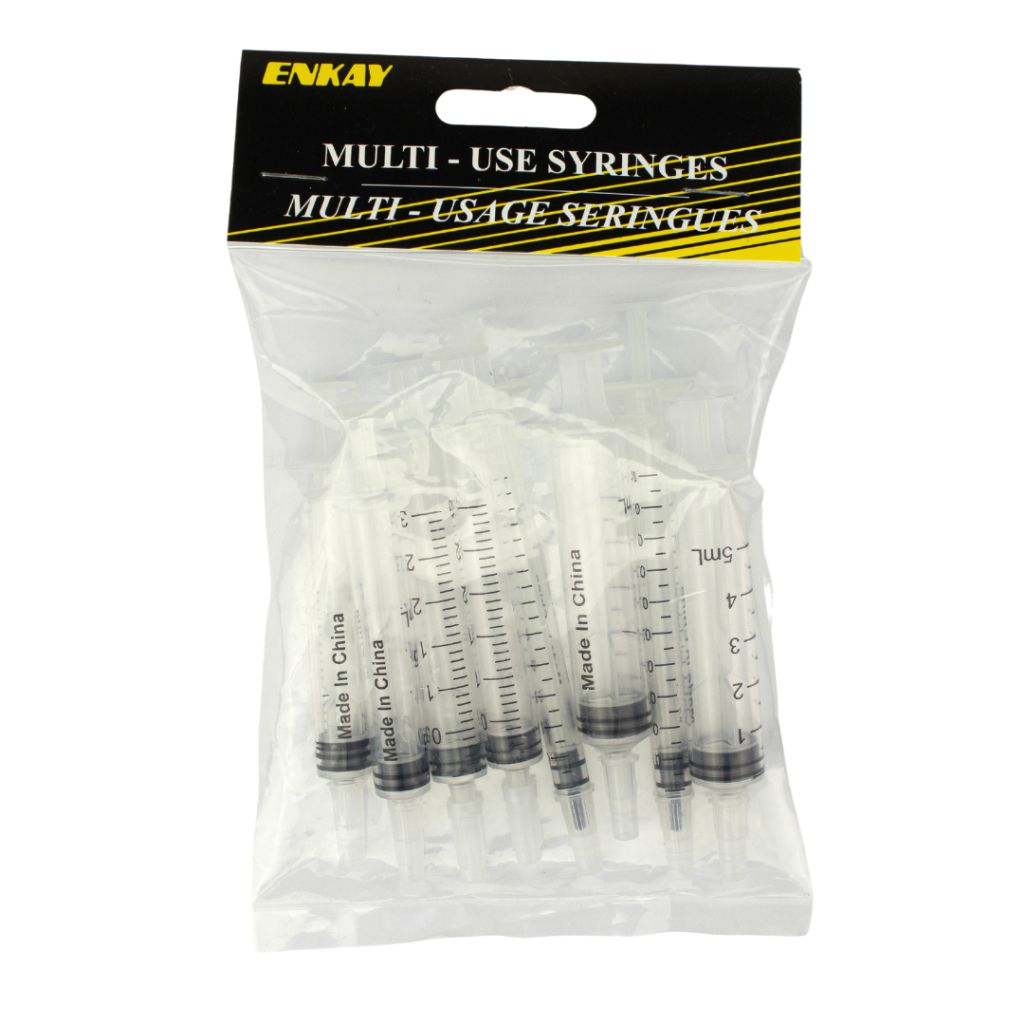8pc Syringe Assortment, Poly Bag| Hobby Recreation Products