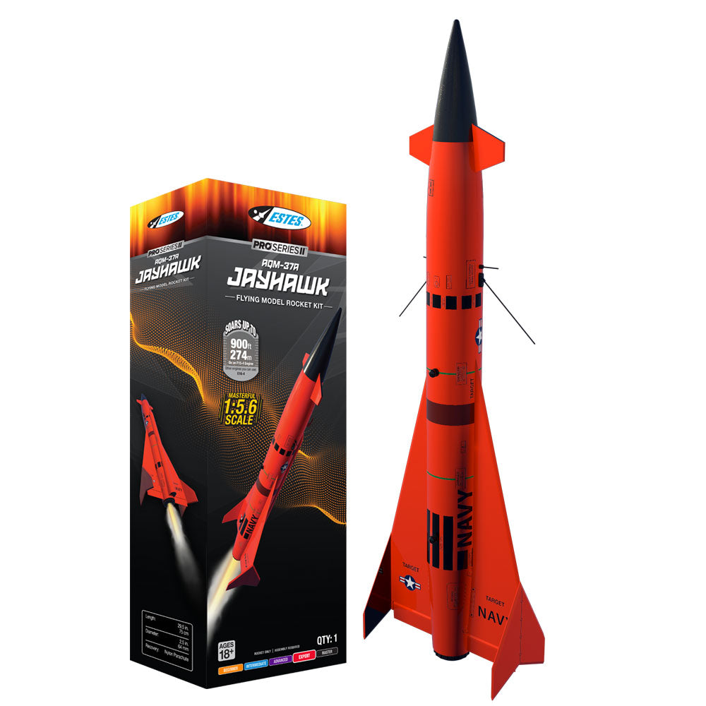 Pro Series II Jayhawk Model Rocket| Hobby Recreation Products