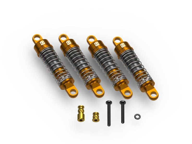 Aluminum Oil-Filled Shock Set (Assembled / 4pcs),| Hobby Recreation ...