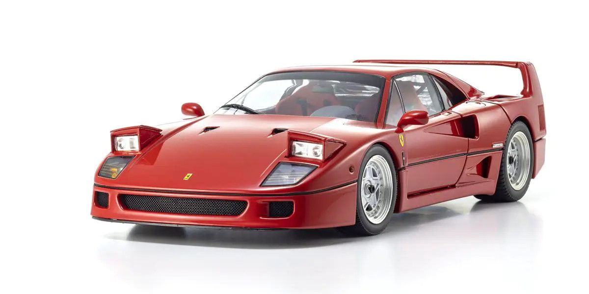 1/18 Scale Ferrari F40 Model Diecast Car (Red)| Hobby Recreation Products