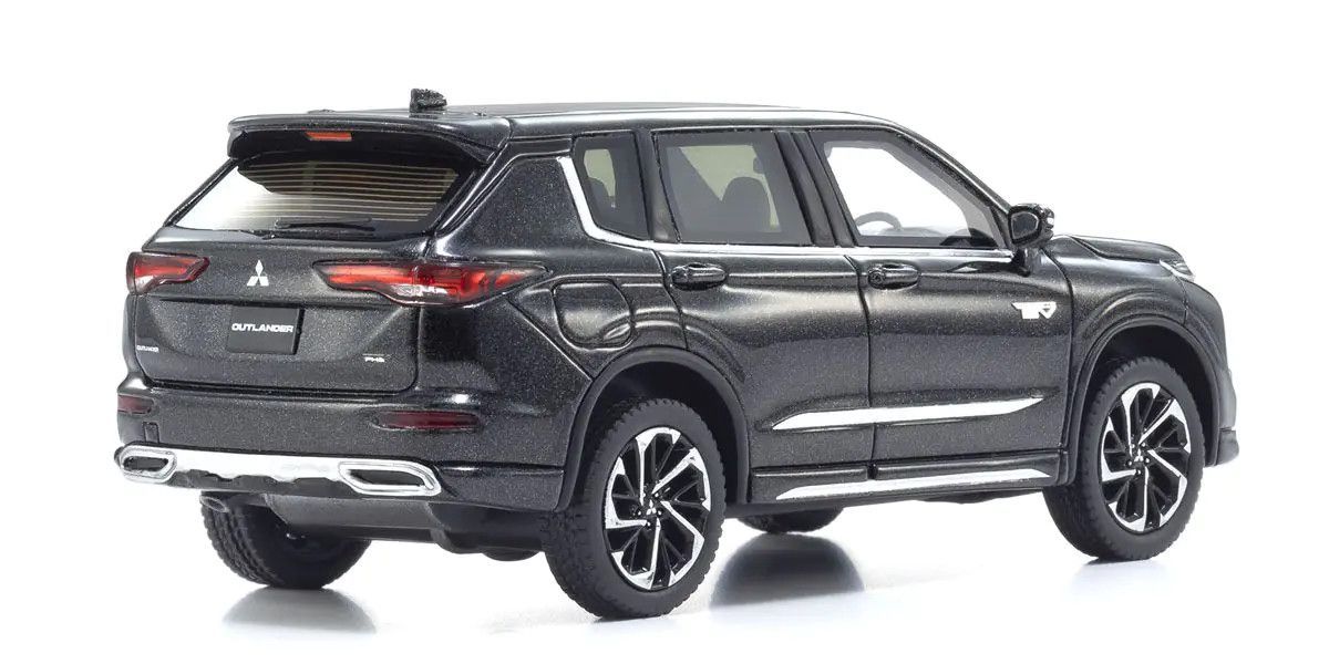 1/43 Mitsubishi Outlander, Black, Diecast Model| Hobby Recreation Products