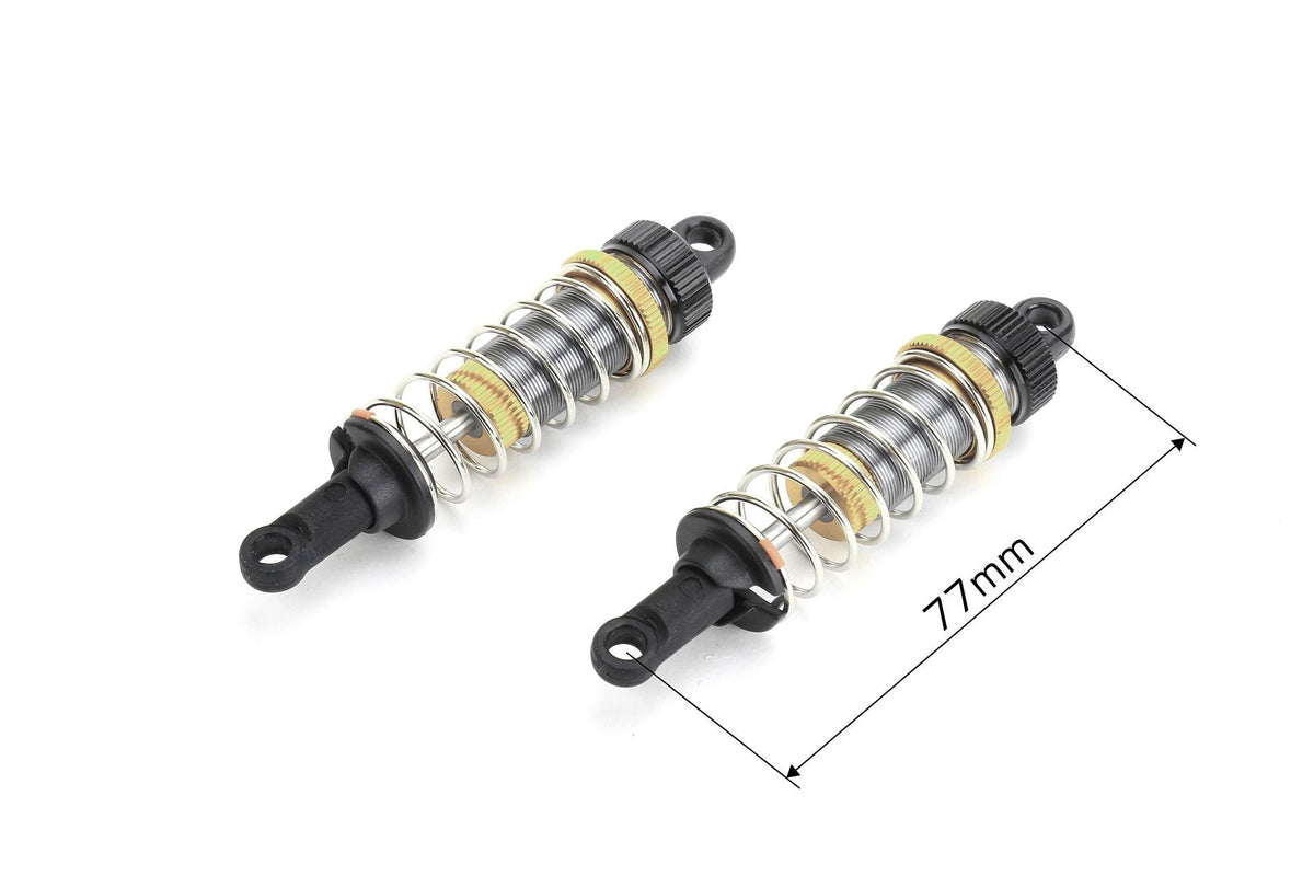 T410 Rally Aluminum - Rear Shocks, 2pc| Hobby Recreation Products