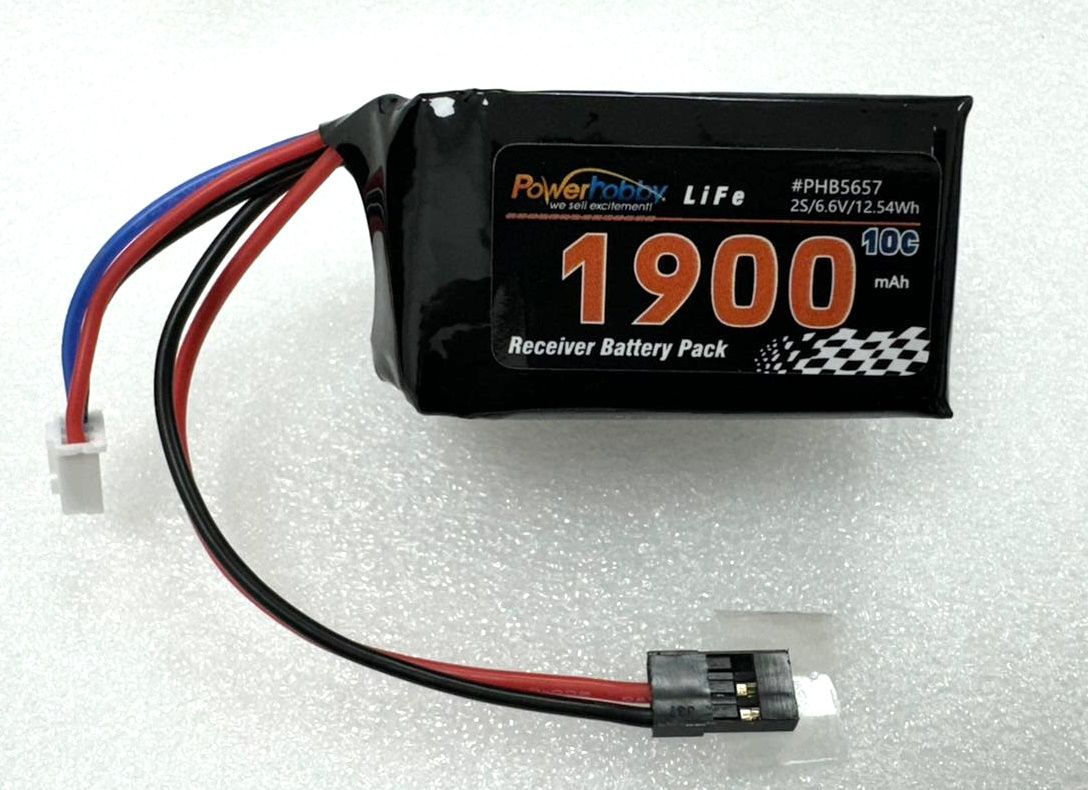 LiFe 6.6V 1900mah 10C Hump Receiver Battery Pack| Hobby Recreation Products