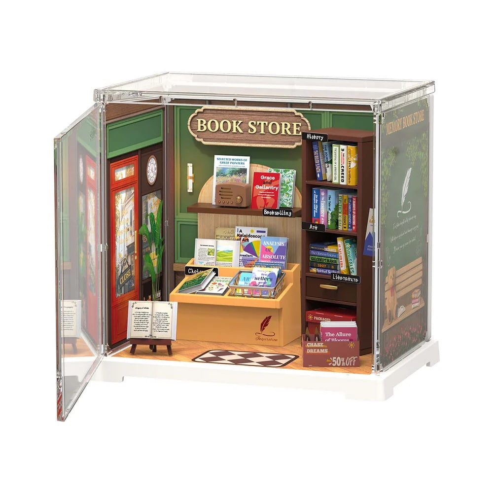 Memory Book Store, DIY Miniature House| Hobby Recreation Products
