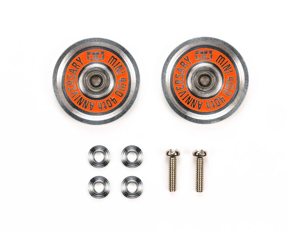 JR 40th Anniversary HG 19mm Aluminum Ball Race Rollers| Hobby ...