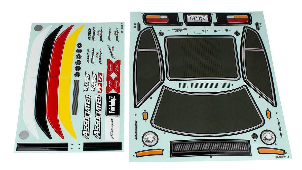 Apex2 Sport, Datsun 240Z Decal Sheet| Hobby Recreation Products