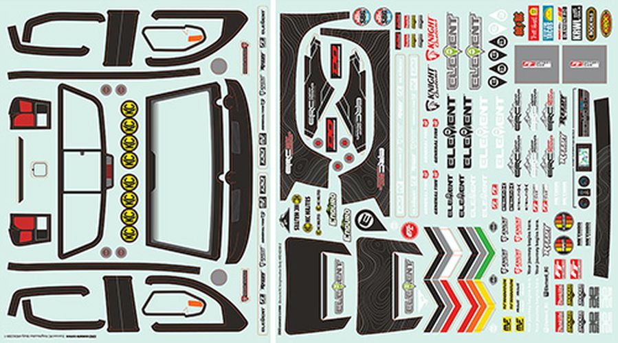 Knightwalker Body Decal Sheets| Hobby Recreation Products