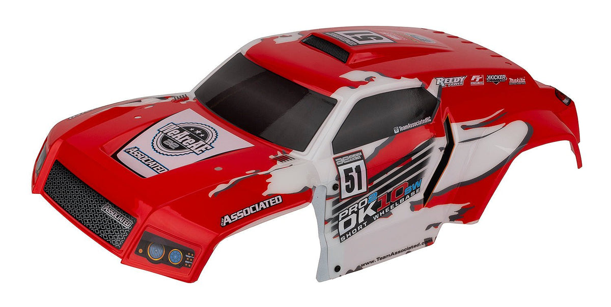 Pro2 DK10SW Desert Buggy Body, Red| Hobby Recreation Products
