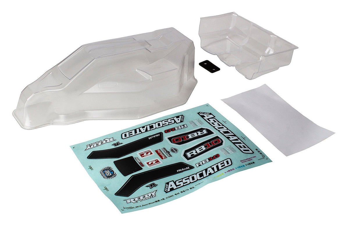 RB10 Body and Wing, Clear| Hobby Recreation Products