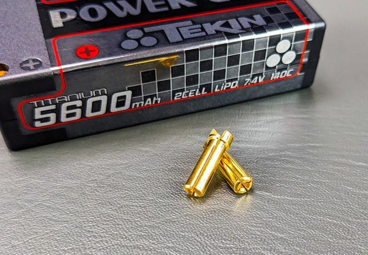 2S 5600mAh 140C Shorty 5mm Bullets Titanium LiPo| Hobby Recreation Products