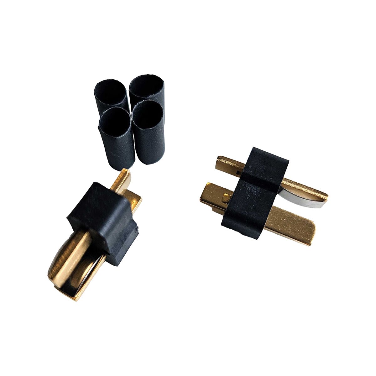 HW High Temp Ultra Plug, Black, Male 2-Pack| Hobby Recreation Products