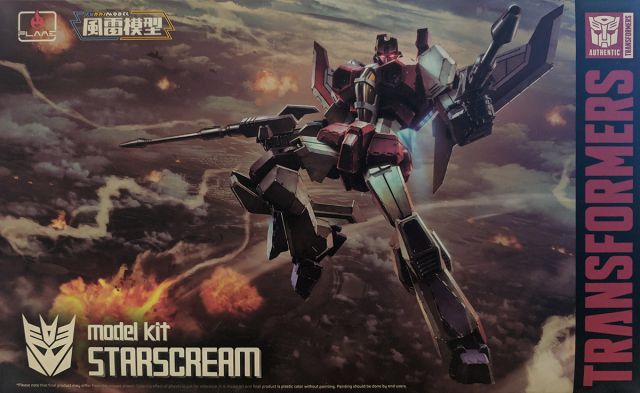 Flame Toys Furai 02 Starscream Plastic Model Kit, from| Hobby ...