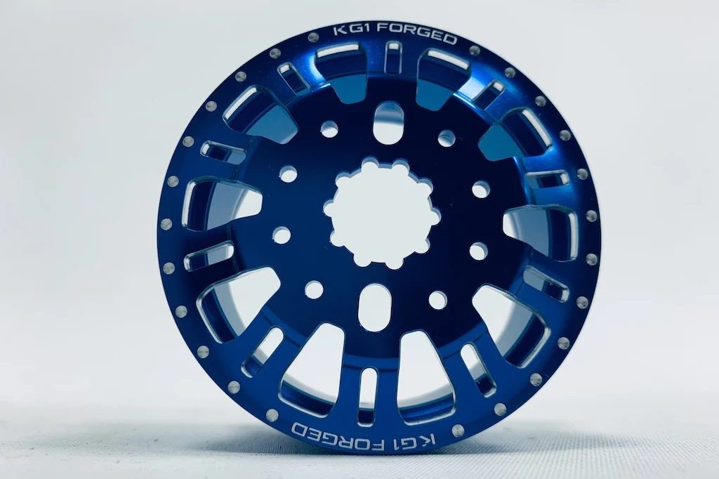 KG1 KD004 Duel Rear Dually Wheel (Blue Anodized, 2pcs,| Hobby ...