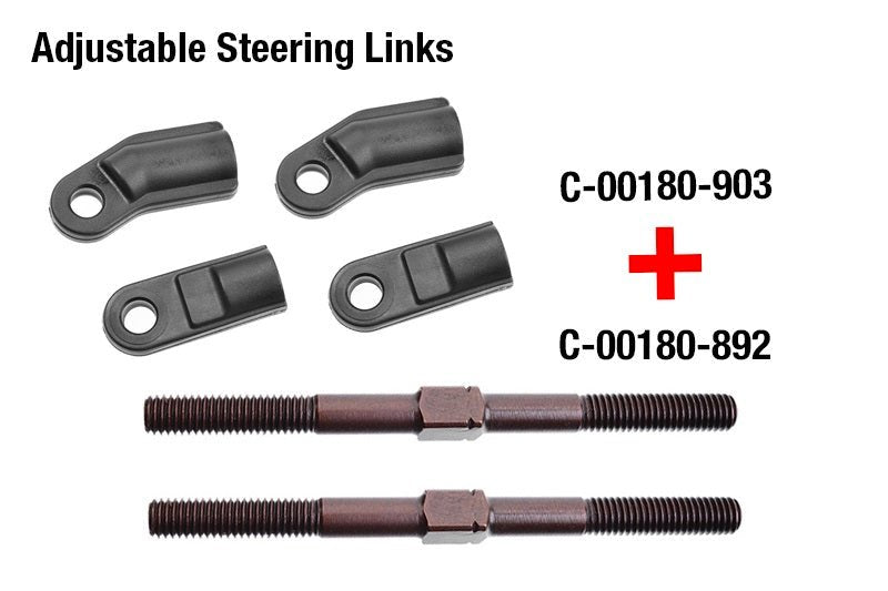 Turnbuckle, M5, 70mm, S2 Springsteel (2pcs)| Hobby Recreation Products