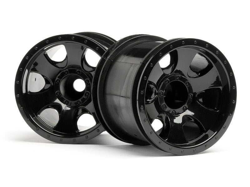 Warlock Wheel Black (2.2In/2pcs)| Hobby Recreation Products