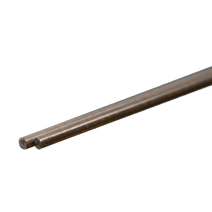 Round Stainless Steel Rod: 3/32" OD x 12" Long| Hobby Recreation Products