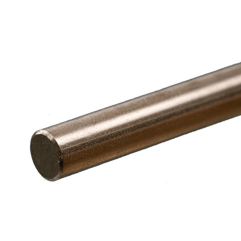 Round Stainless Steel Rod: 3/8" OD x 12" Long| Hobby Recreation Products