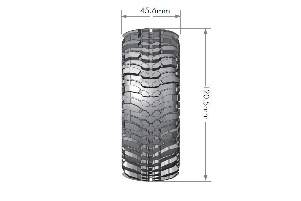 CR-Champ 1/10 1.9" Crawler Tires, Super Soft, Front/Rear| Hobby ...