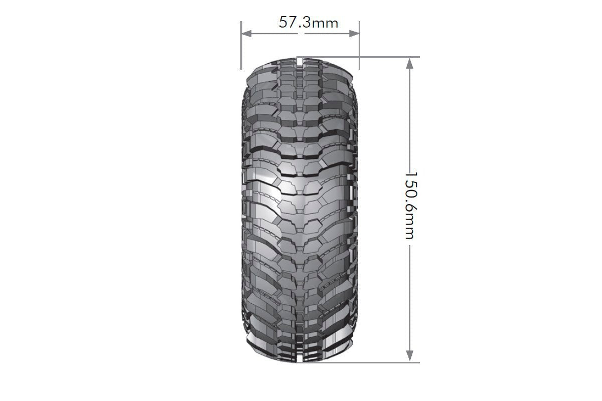 CR-Champ 1/10 2.2" Crawler Tires, Super Soft, Front/Rear| Hobby ...
