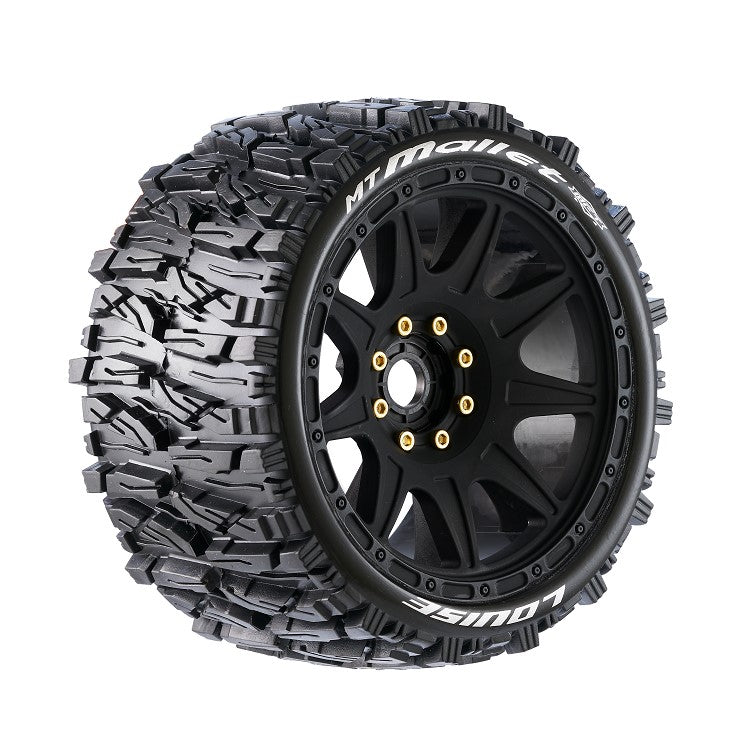 MT-Mallet Speed 1/8 Monster Truck Tires, 0" & 1/2" Offset,| Hobby ...