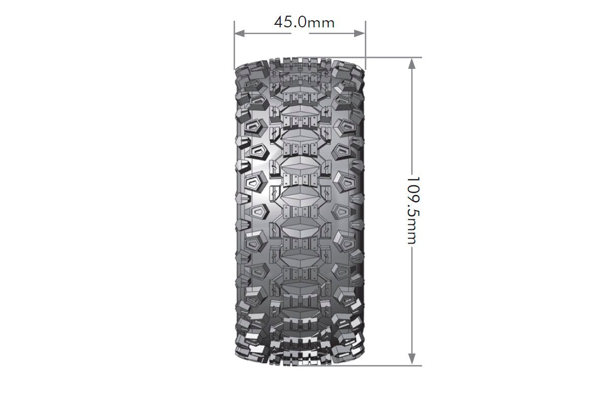 SC-Uphill 1/10 Short Course Tires, Soft, 12, 14 & 17mm| Hobby ...