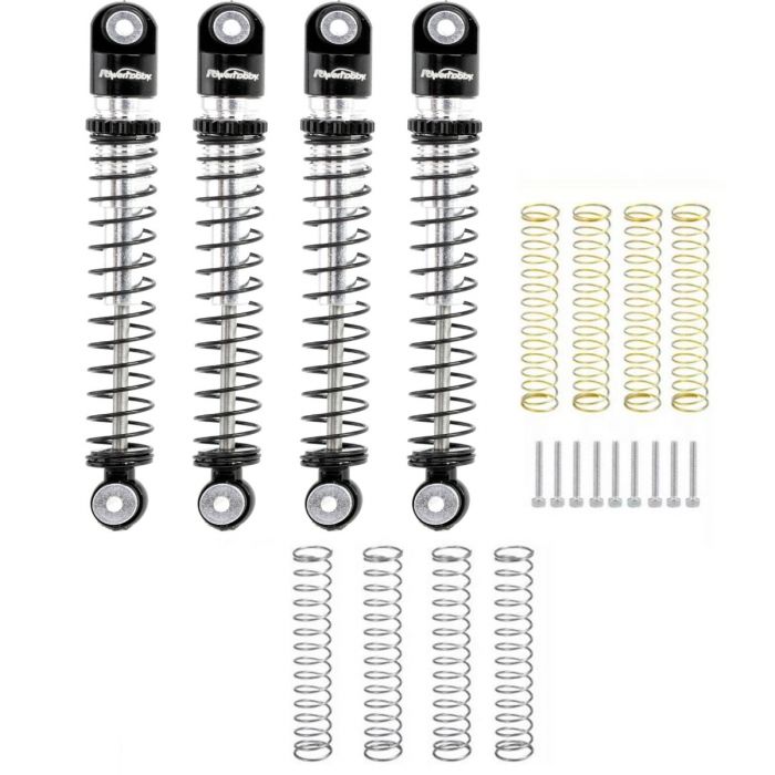 1/24 Aluminum 54mm Long Travel Shocks, Black, for Axial SCX24| Hobby ...