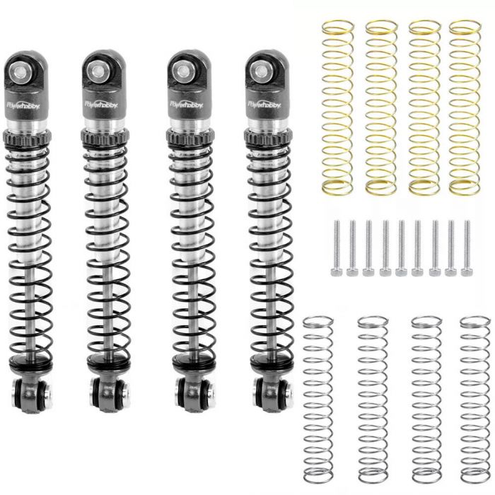 Aluminum 54mm Long Travel Shocks 1/24, Grey, for Axial| Hobby ...