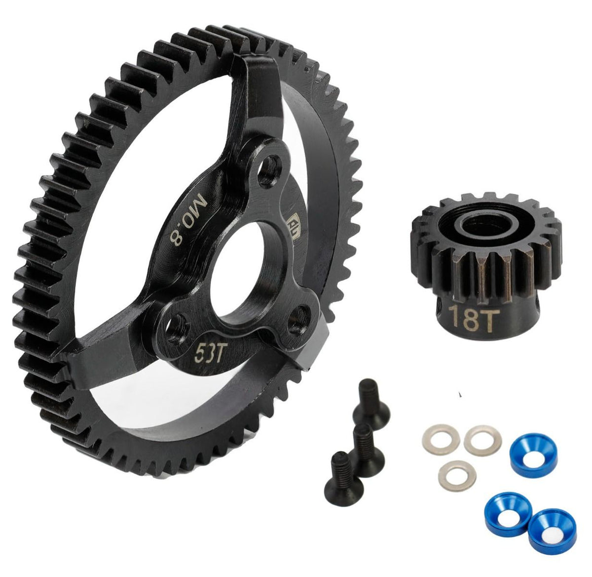 Hardened Steel 56T Spur Gear / 18T Pinion, for Traxxas 2WD| Hobby ...