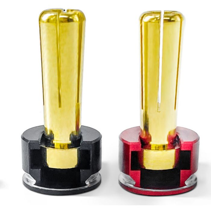 LowPro Bullet Grips w/5mm Bullets w/ Heatsink| Hobby Recreation Products