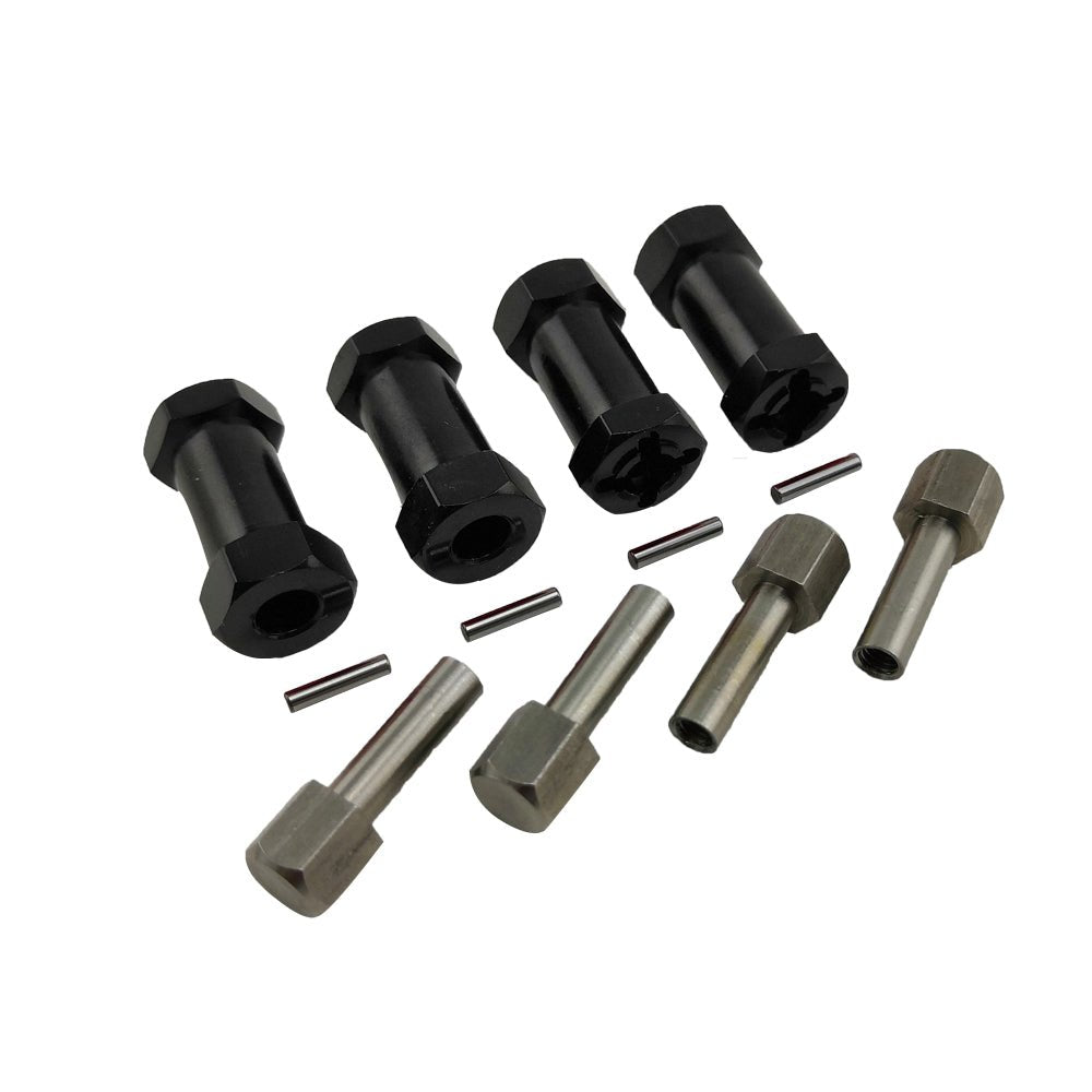 Wheel Hex Extension Adaptors 25mm Black| Hobby Recreation Products