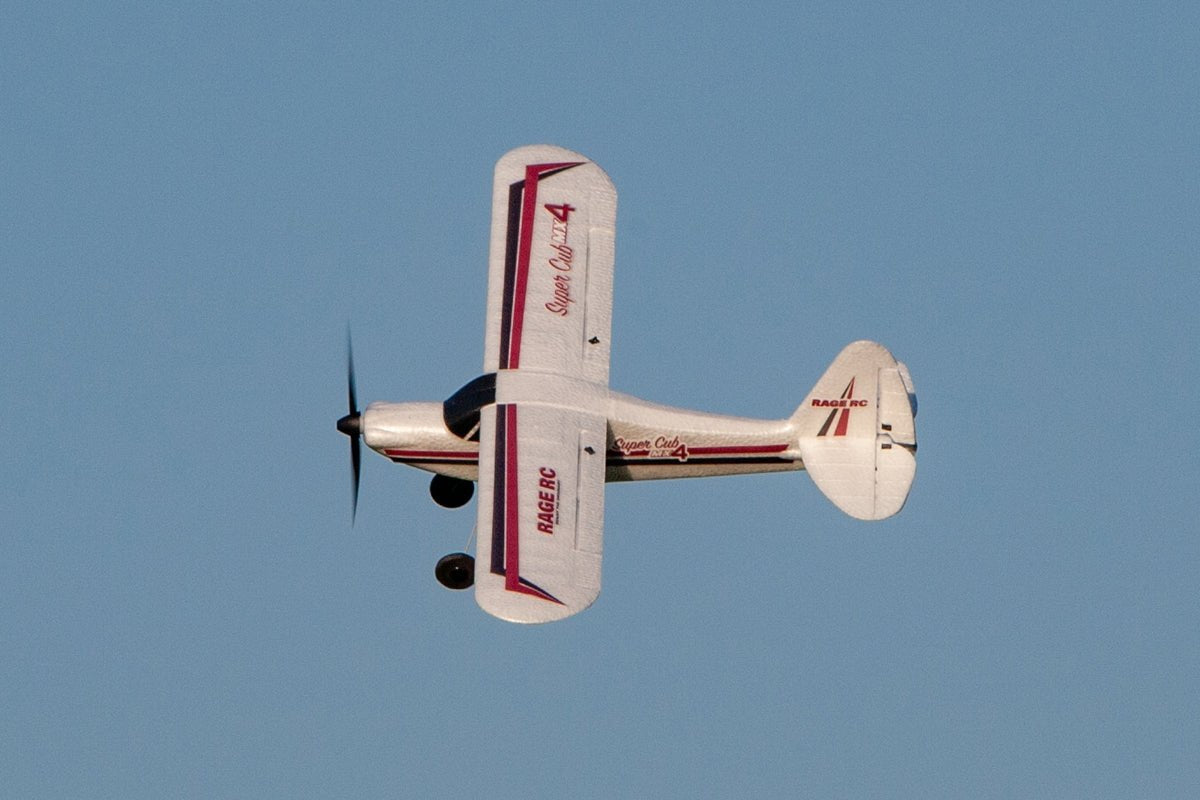 Super Cub MX4 Micro EP 4-Ch RTF Airplane with PASS| Hobby Recreation ...