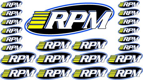 RPM PRO LOGO DECAL SHEETS| Hobby Recreation Products